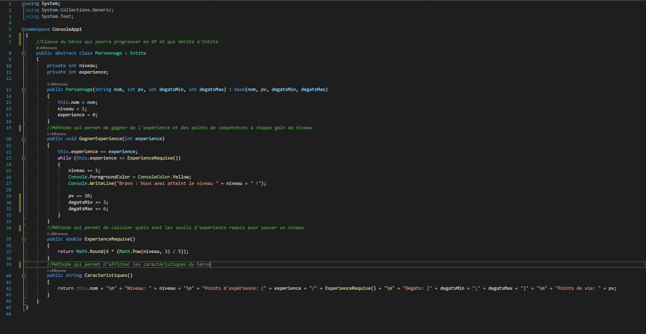 Coder un jeux de rôle en C# - YourPureWeb